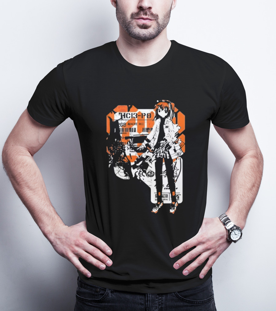 Adachi Rei HC3 PO 32GB Cybernetic Anime T-Shirt