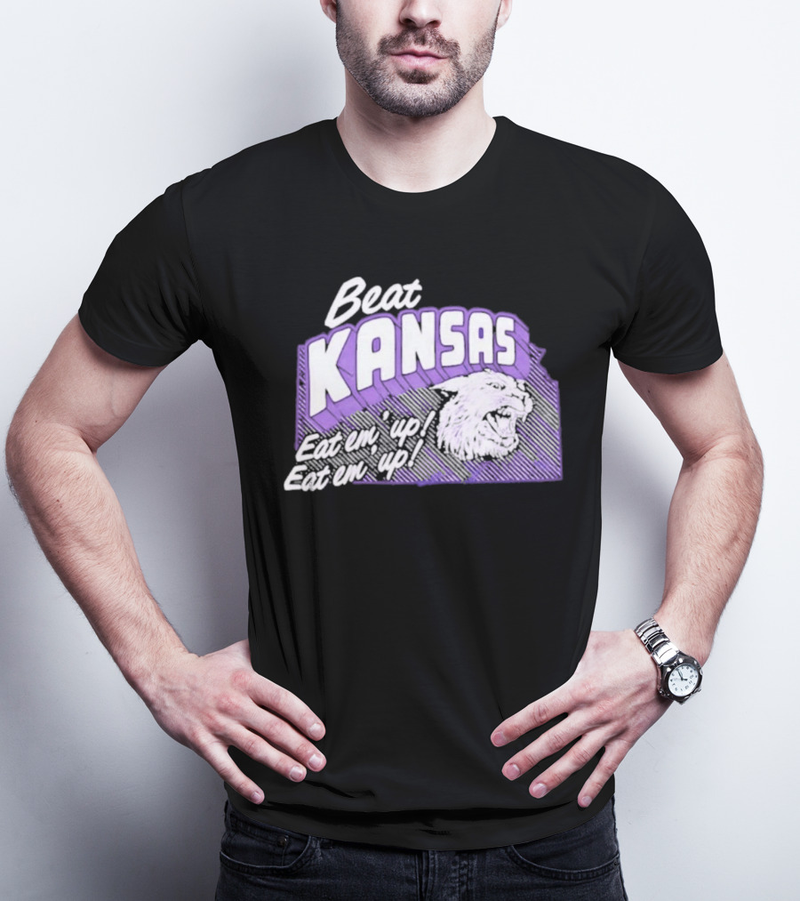 Beat Kansas Eat Em Up Eat Em Up Football Rivalry T-Shirt