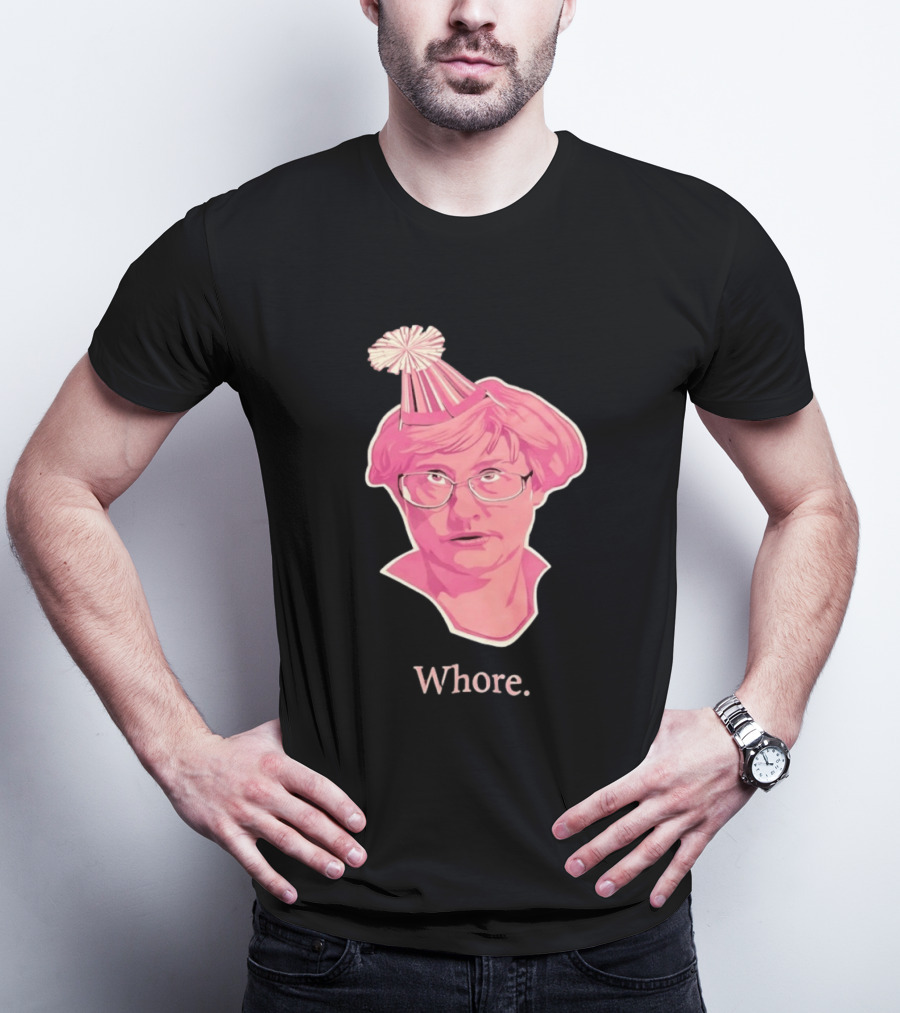 Paula Deen Party Hat Whore Meme Celebrity T-Shirt