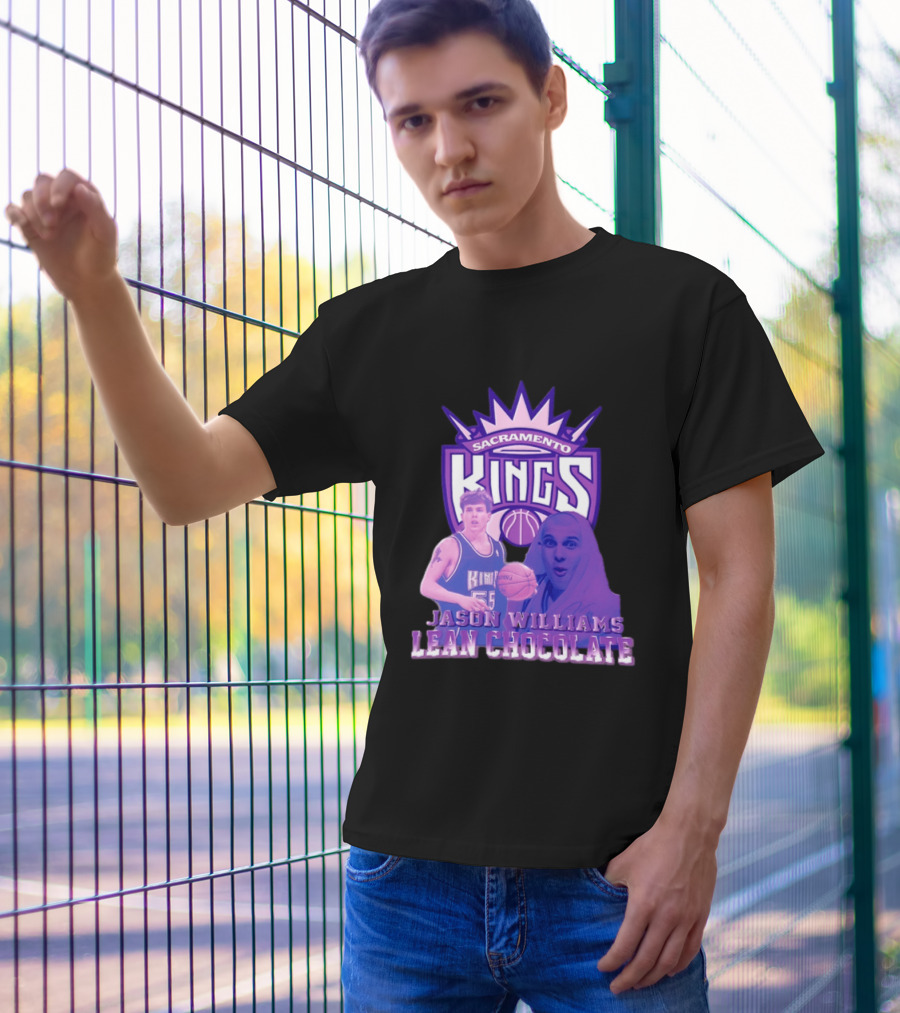 Jason Williams Sacramento Kings NBA Lean Chocolate T-Shirt