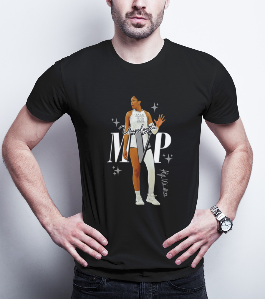 Unapologetic MVP Aja Wilson Las Vegas Aces WNBA T-Shirt