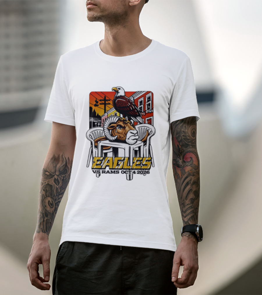 Eagles Vs Rams October 4 2026 Philadelphia Matchup T-Shirt