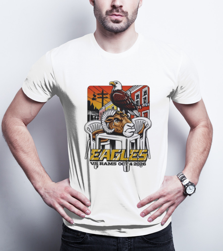 Eagles Vs Rams October 4 2026 Philadelphia Matchup T-Shirt