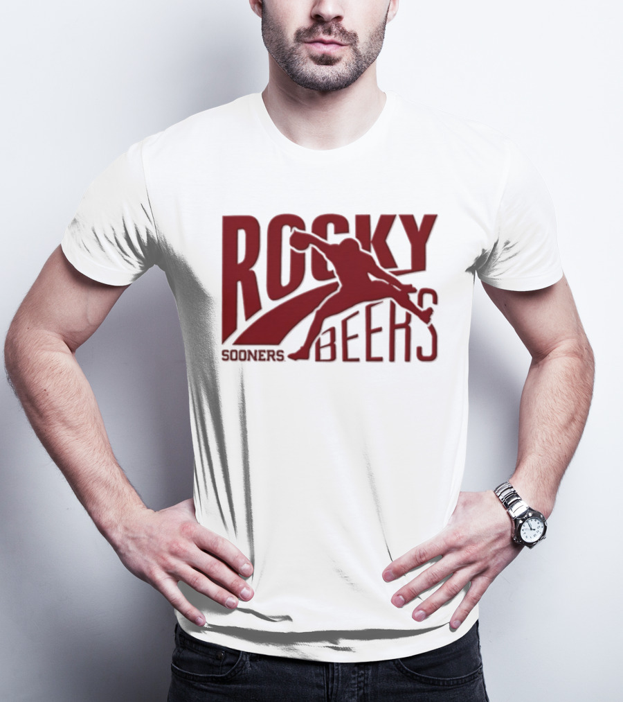 Rocky Beers Sooners Football Oklahoma Fan T-Shirt