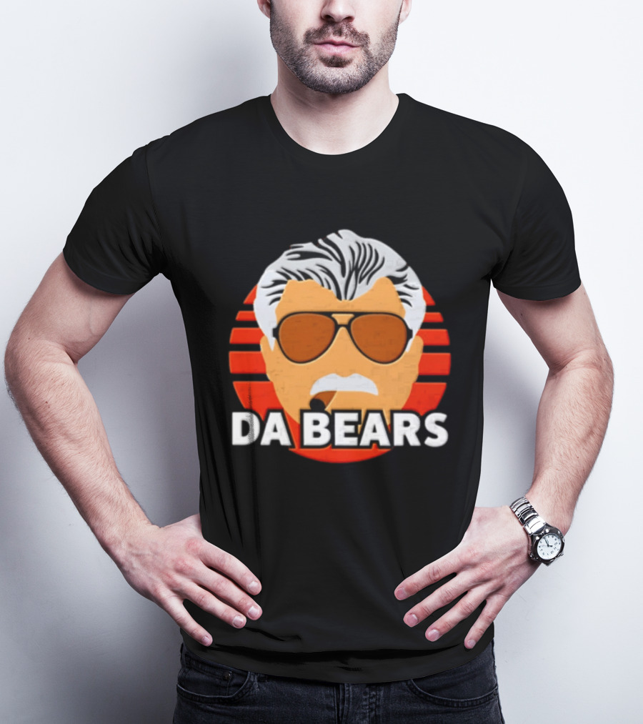 Mike Ditka Da Bears Da Coach Sunglasses Cigar T-Shirt