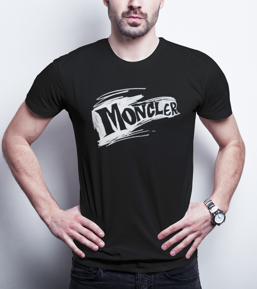 Moncler Scribble Luxury Fashion Exclusive Collection T-Shirt