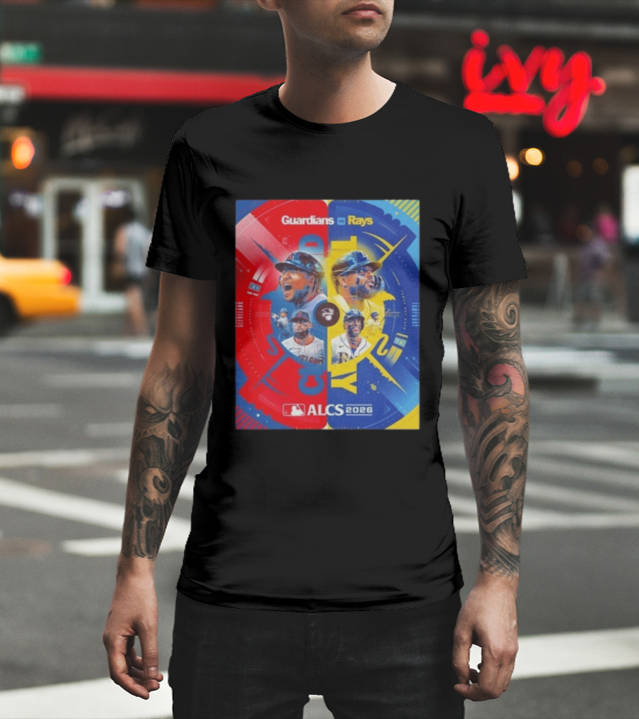 Guardians Vs Rays ALCS 2026 MLB Matchup T-Shirt