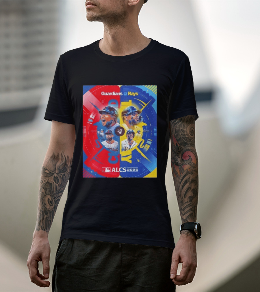 Guardians Vs Rays ALCS 2026 MLB Matchup T-Shirt