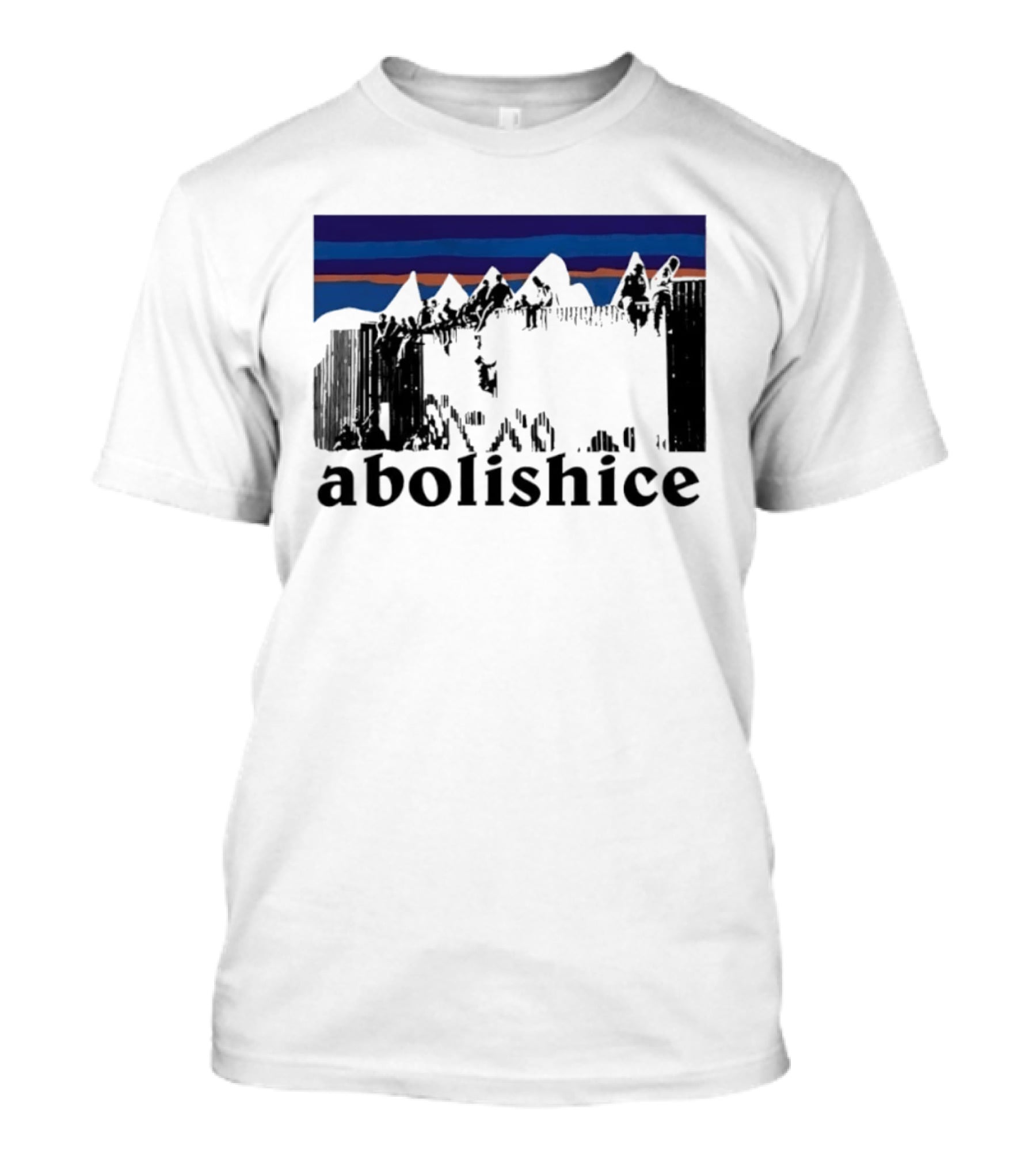 Abolish ICE Mountain Activism Scenic Protest T-Shirt