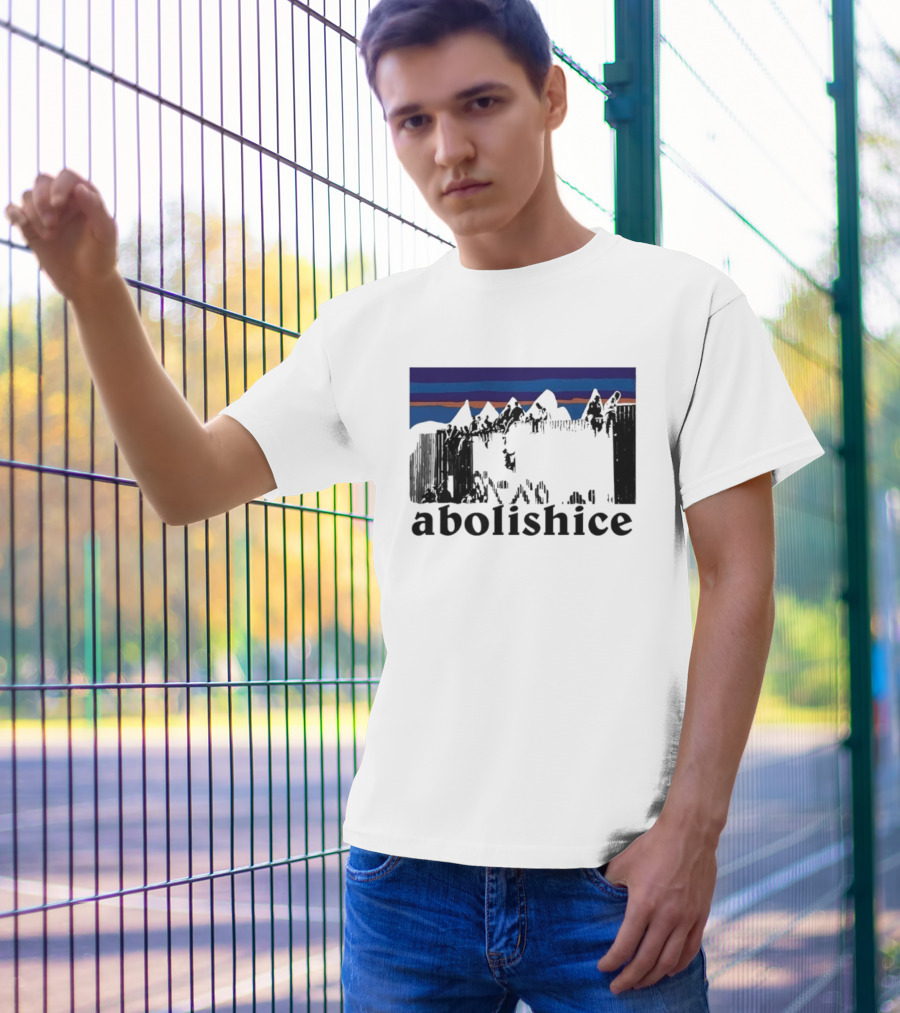 Abolish ICE Mountain Activism Scenic Protest T-Shirt