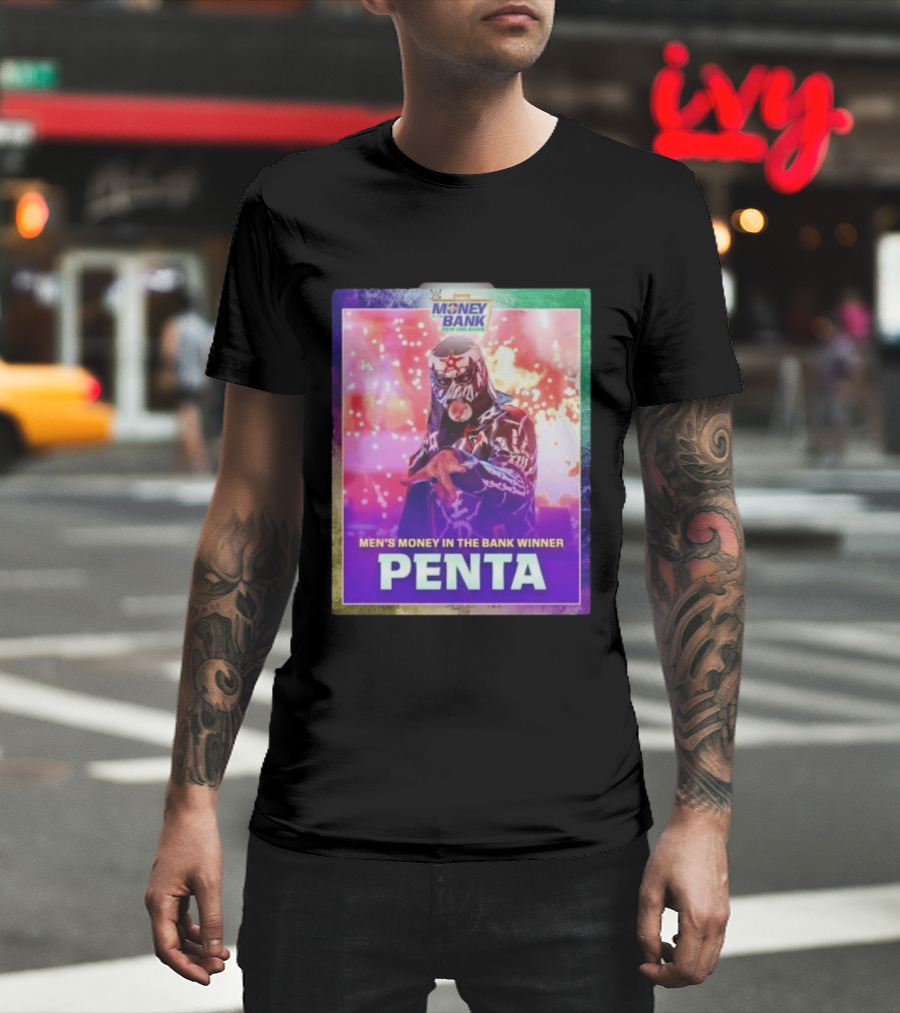Penta Men's Money In The Bank Winner New Orleans Wrestler T-Shirt