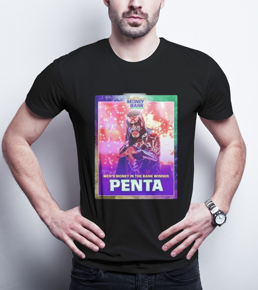 Penta Men's Money In The Bank Winner New Orleans Wrestler T-Shirt