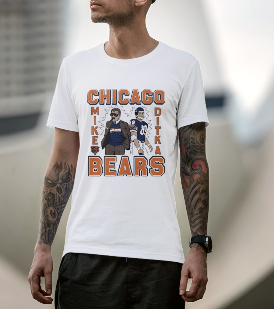 Chicago Bears Mike Ditka 89 Player T-Shirt