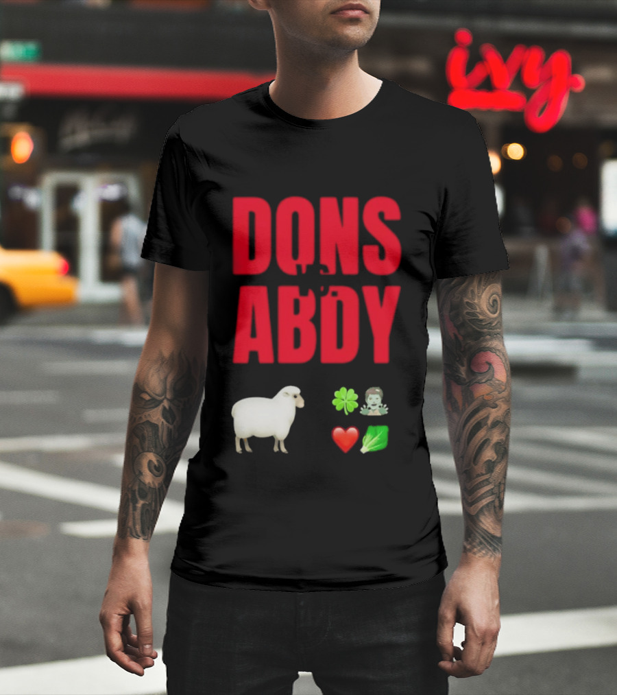 Dons Abdy Sheep Clover Zombie Heart Lettuce T-Shirt