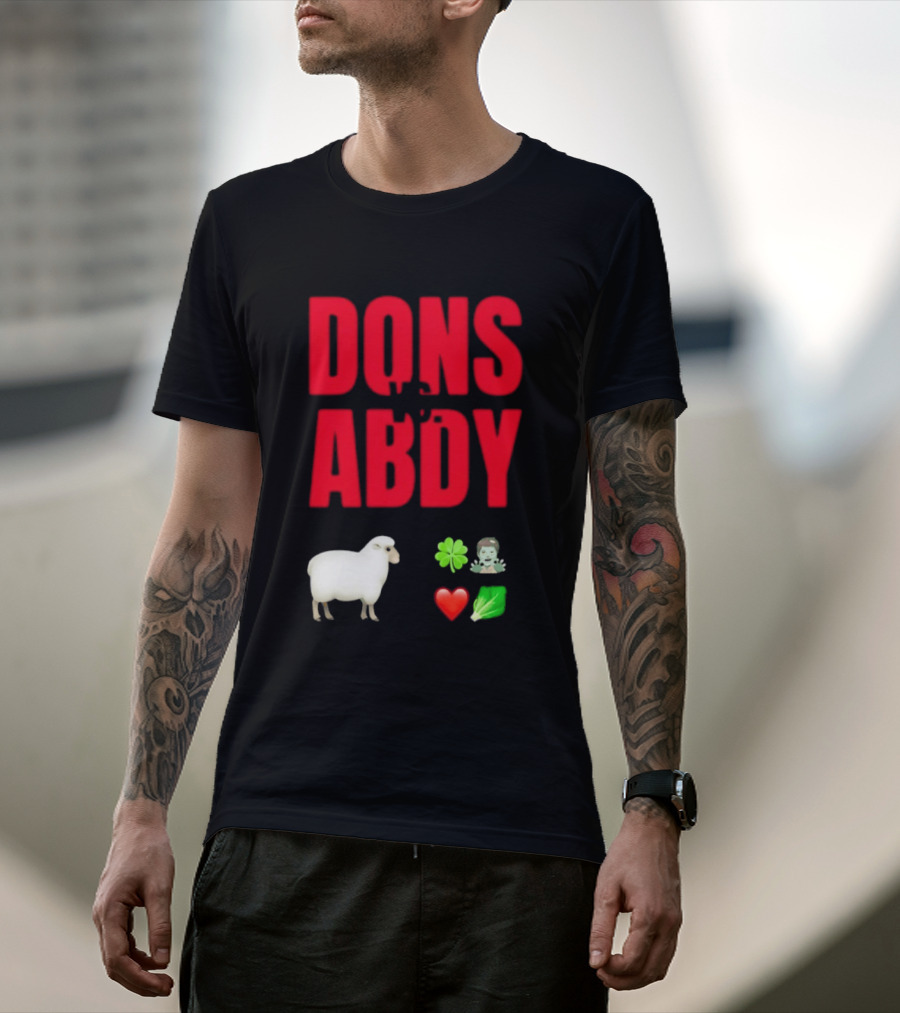 Dons Abdy Sheep Clover Zombie Heart Lettuce T-Shirt