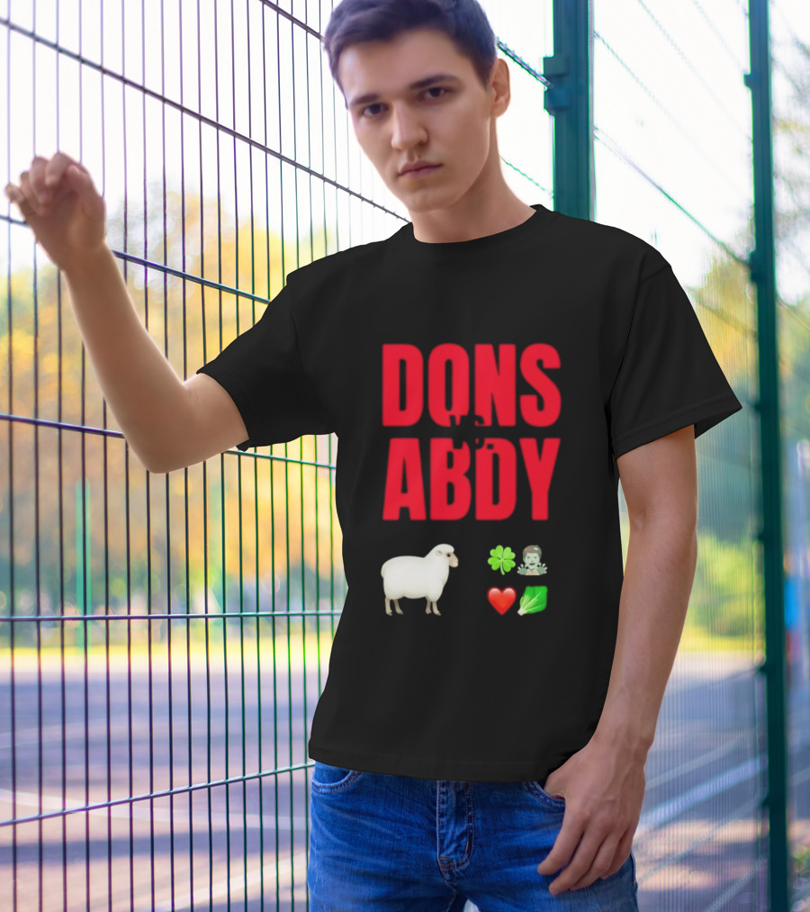 Dons Abdy Sheep Clover Zombie Heart Lettuce T-Shirt