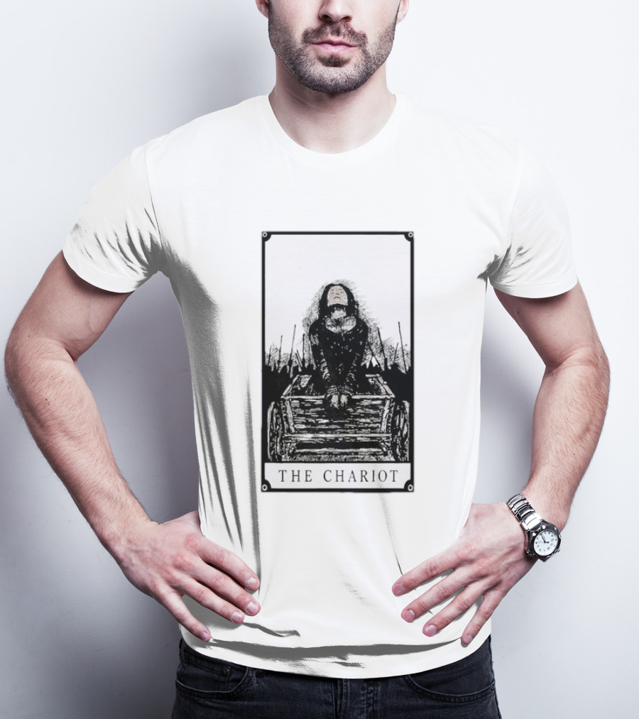 The Chariot Tarot Card Occult Divination Mystical Art Tarot Reading T-Shirt