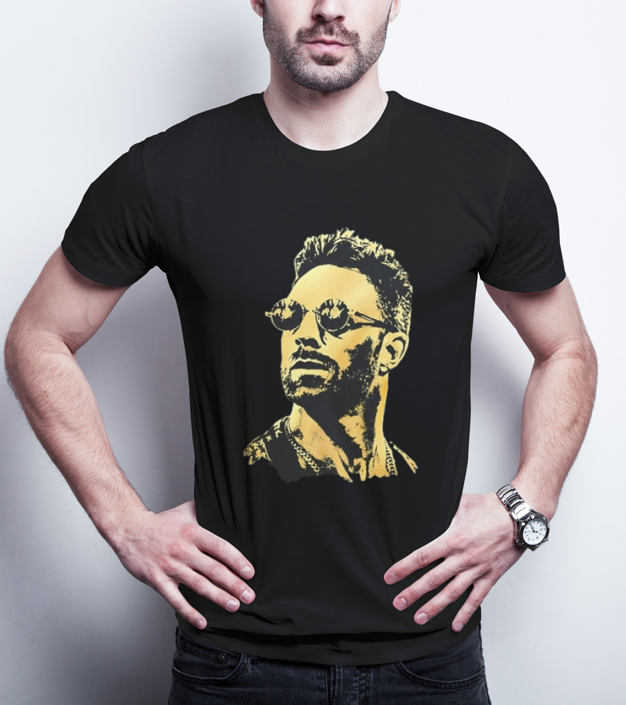 Gold Foil Adam Levine Maroon 5 T-Shirt
