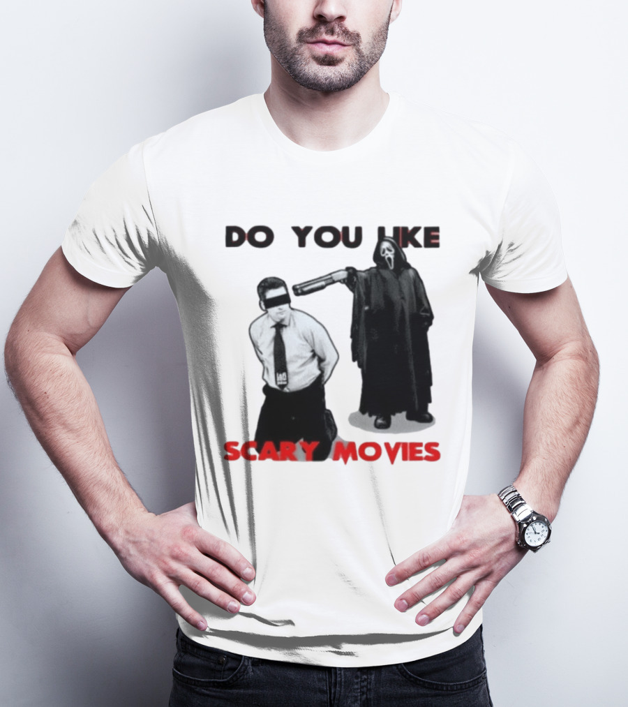 Ghostface Do You Like Scary Movies Bootleg T-Shirt