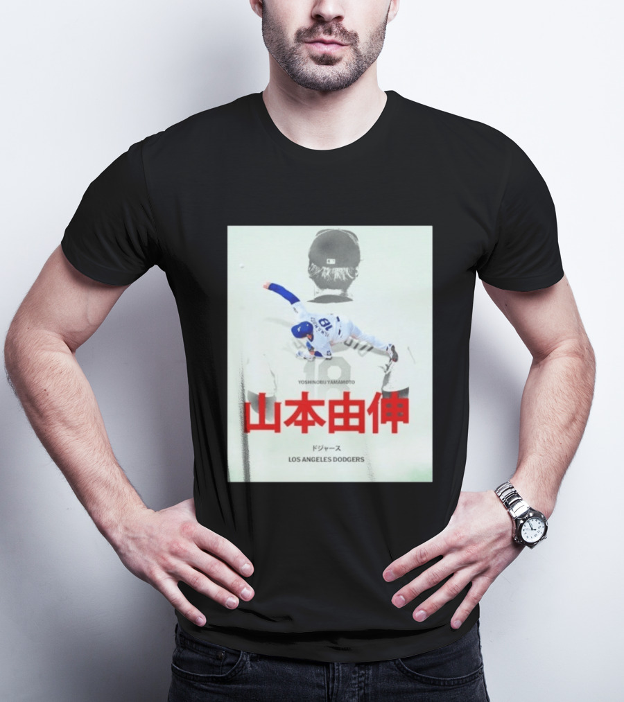 Yoshinobu Yamamoto No 18 Los Angeles Dodgers T-Shirt