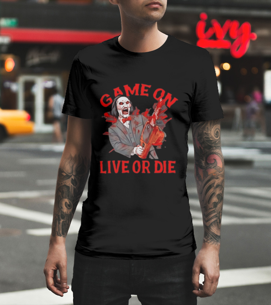 Billy The Puppet Game On Live Or Die Saw T-Shirt