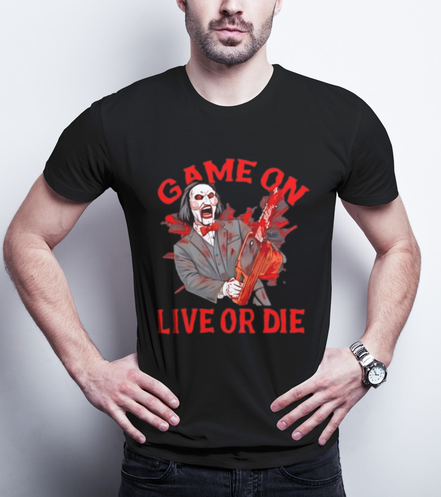 Billy The Puppet Game On Live Or Die Saw T-Shirt