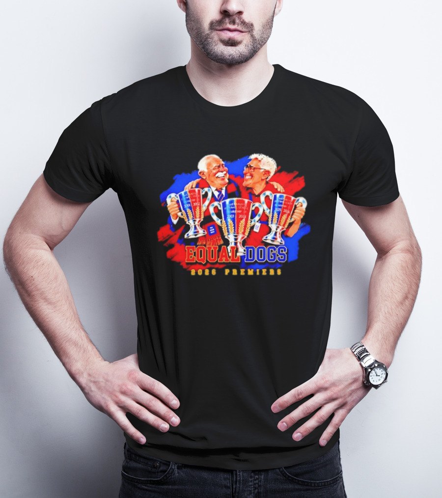 Equal Dogs 2026 Premiers Australian Football League Championship Winners T-Shirt