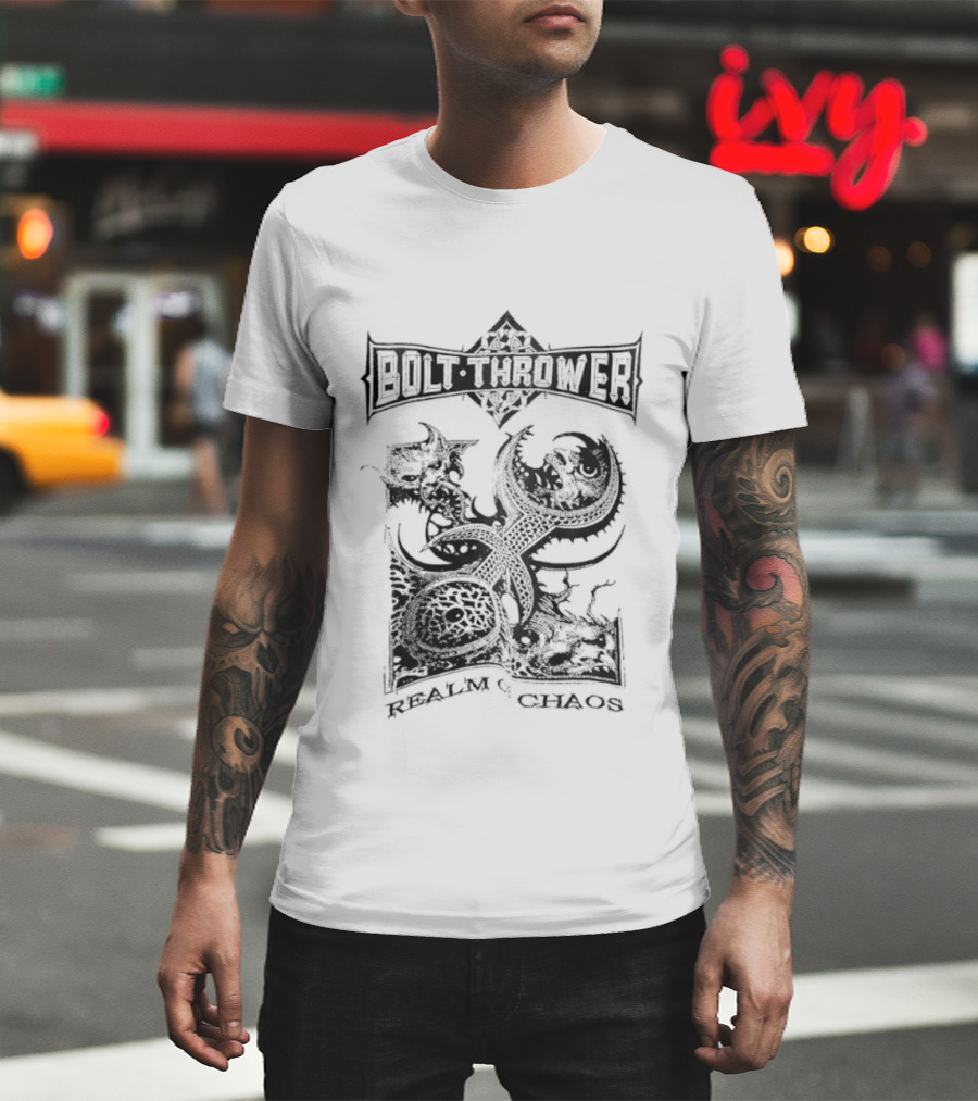 Bolt Thrower Realm Of Chaos Death Metal Band T-Shirt