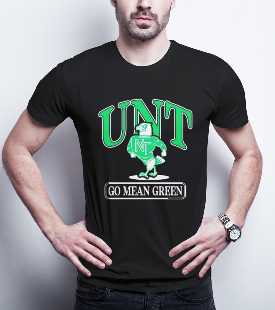 UNT Go Mean Green Eagle University Of North Texas T-Shirt
