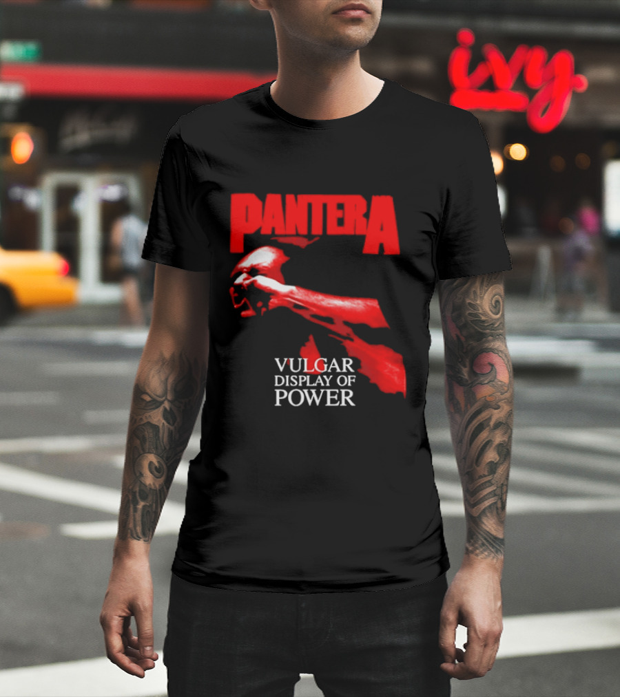 Pantera Vulgar Display Of Power Heavy Metal Album T-Shirt