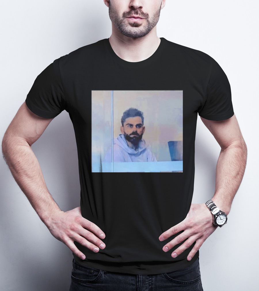 Virat Kohli Reflective Mood Cricket T-Shirt