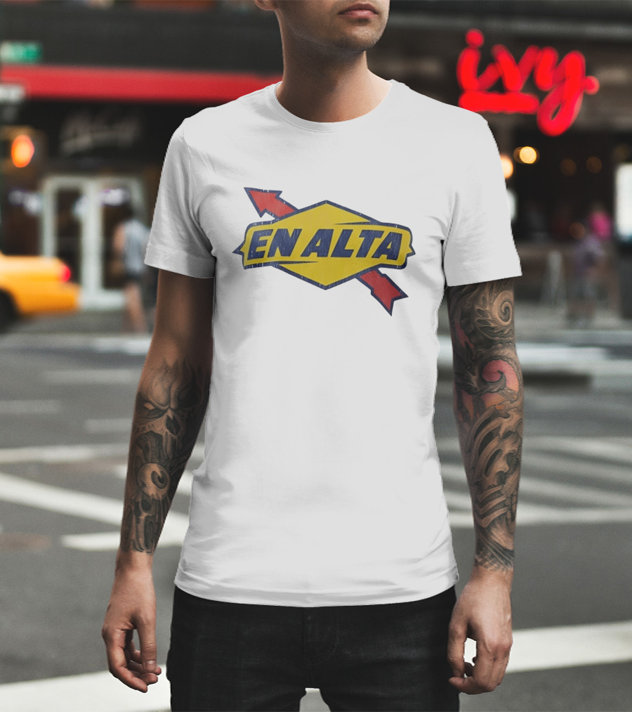 EN ALTA Distressed Urban Streetwear Arrow T-Shirt