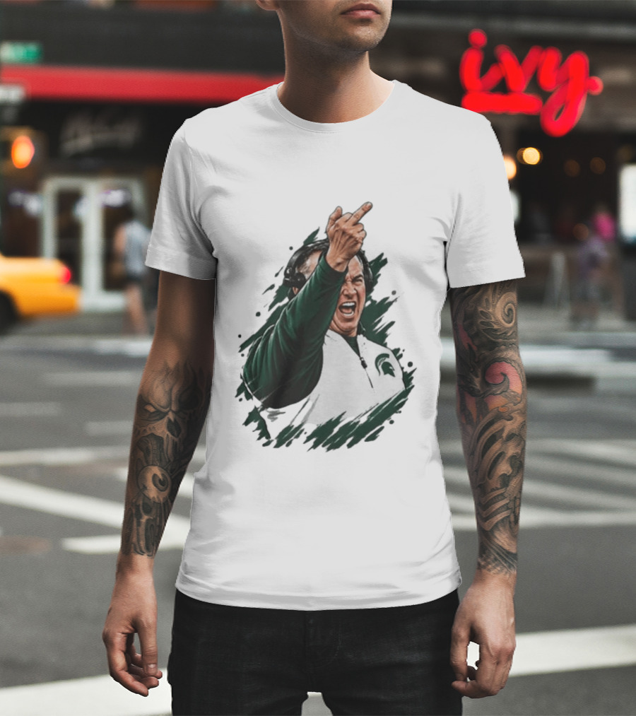 Spartans Middle Finger Coach Gesture T-Shirt