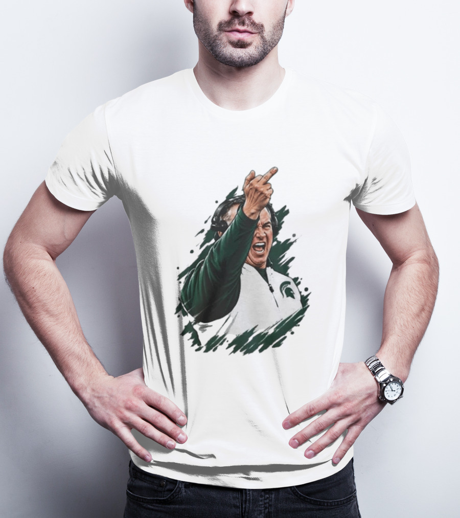 Spartans Middle Finger Coach Gesture T-Shirt