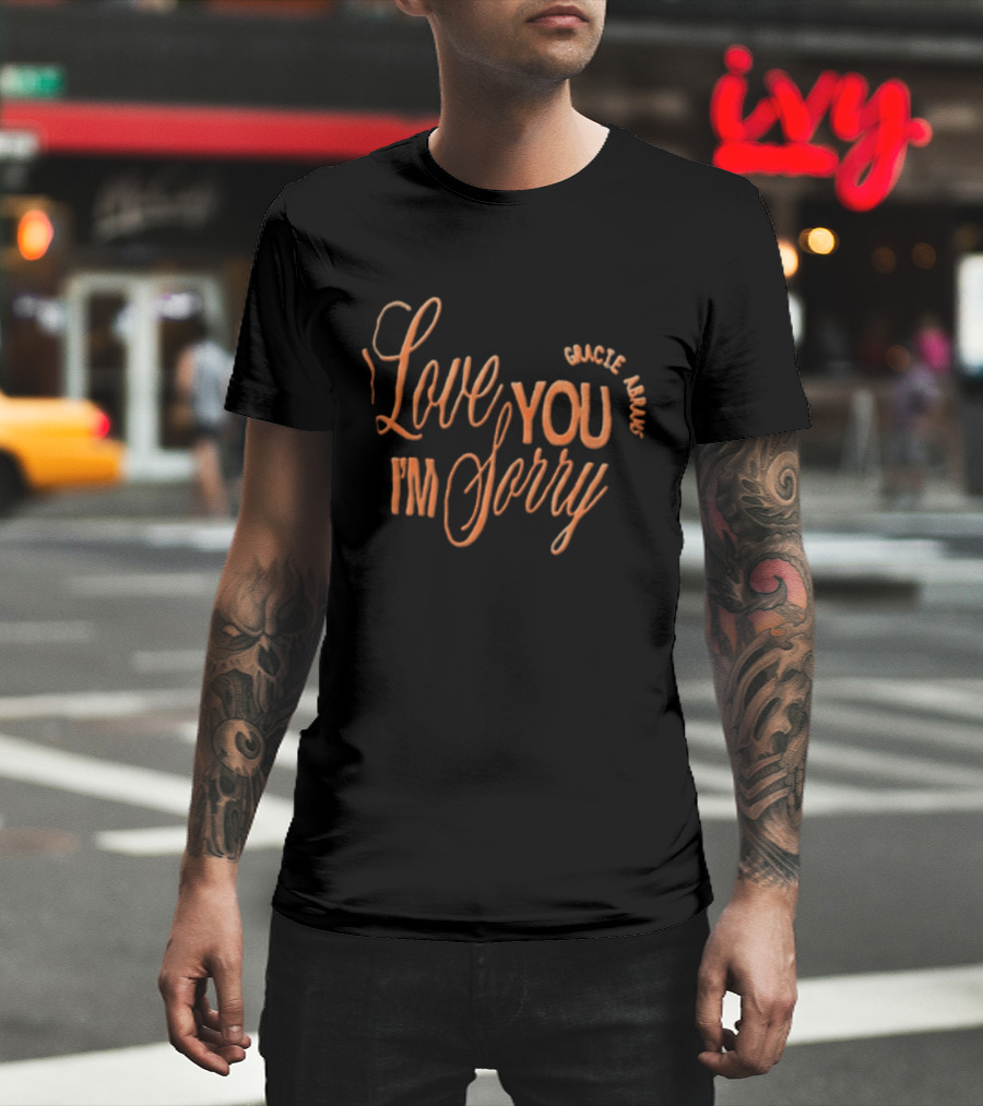 Gracie Abrams Love You I'm Sorry Orange T-Shirt