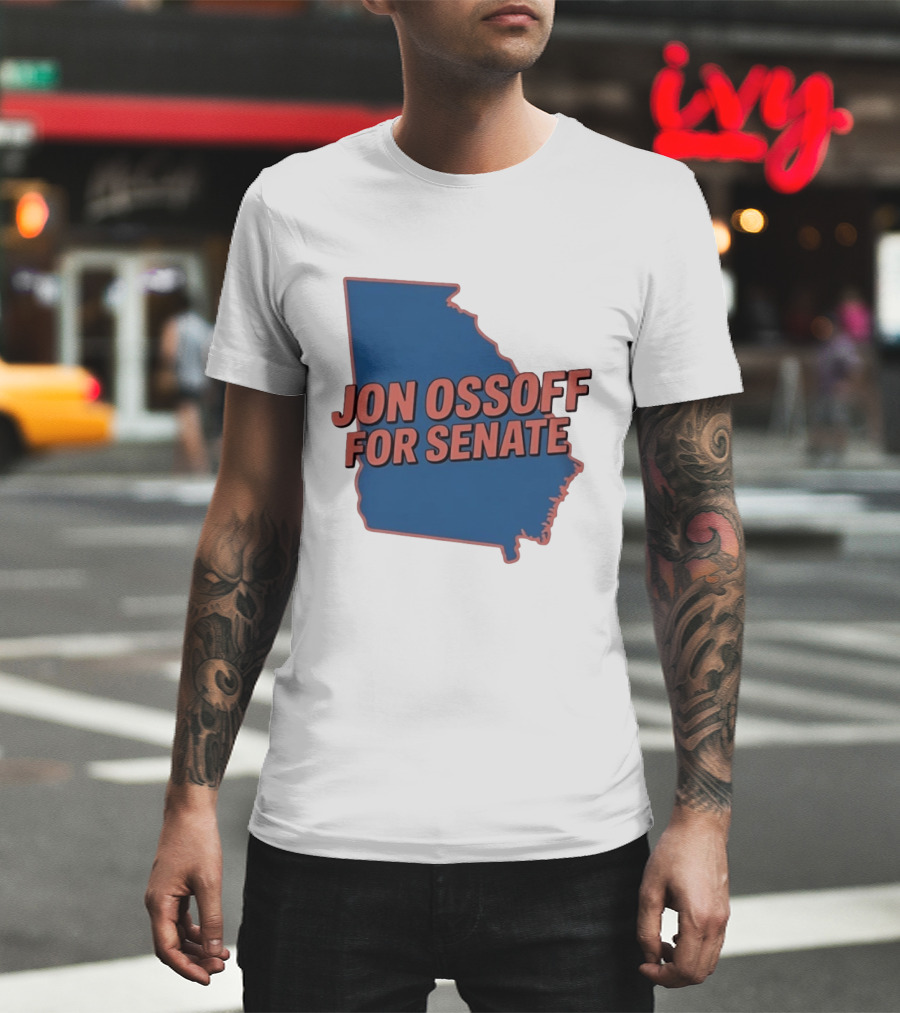 Jon Ossoff For Senate Georgia Map Election T-Shirt
