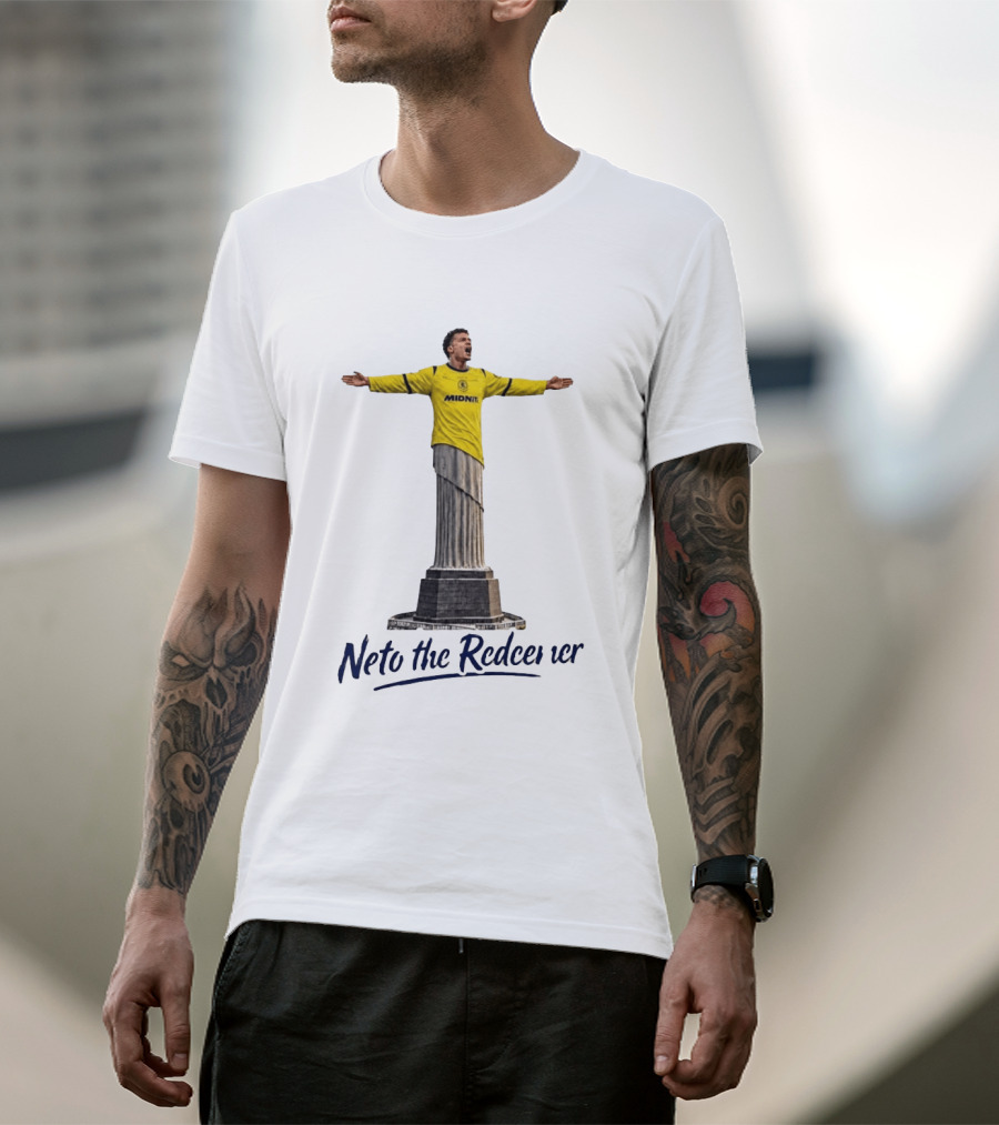Neto The Redeemer Wolverhampton Wanderers Midnite Soccer Player T-Shirt