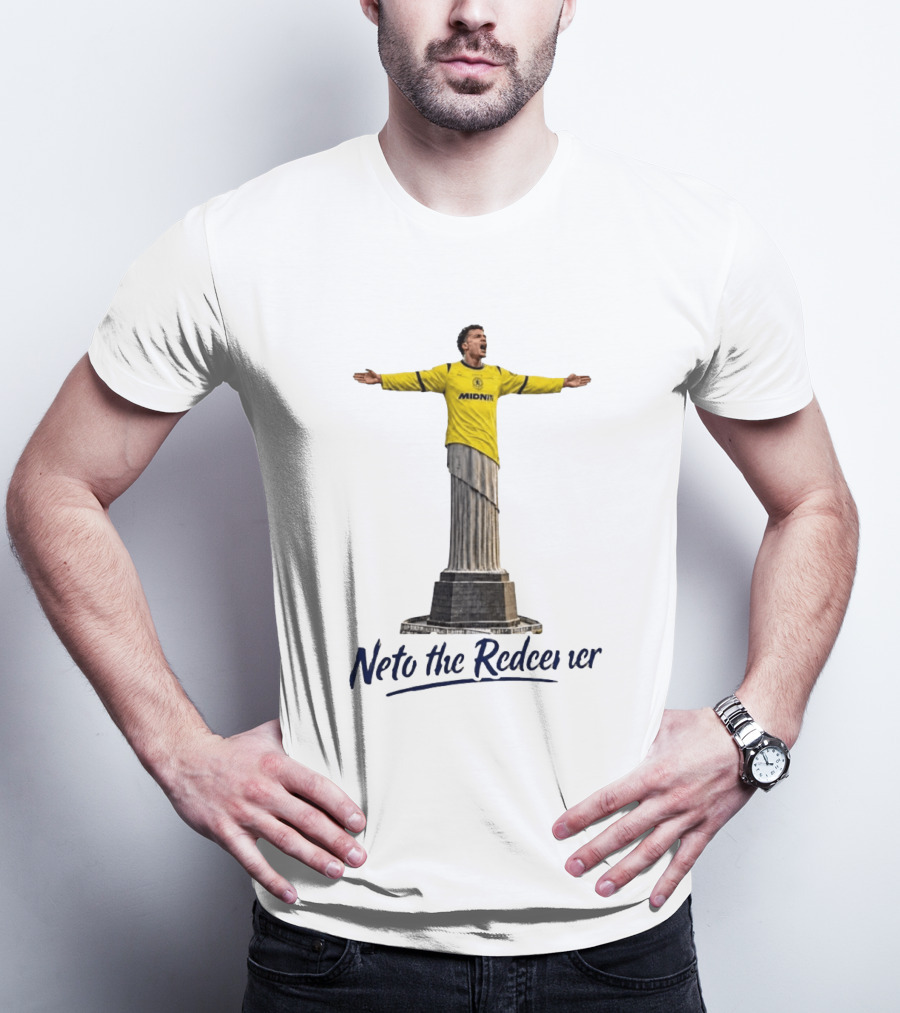 Neto The Redeemer Wolverhampton Wanderers Midnite Soccer Player T-Shirt