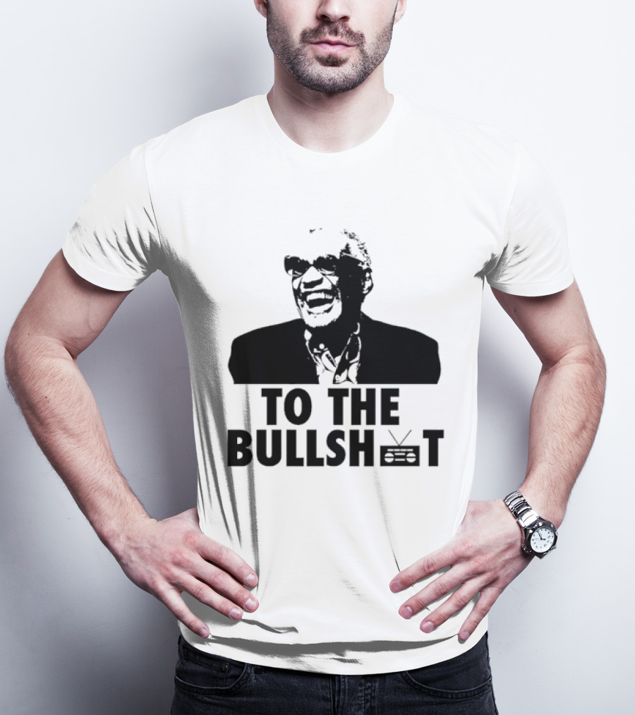 Ray Charles Wearing Sunglasses To The Bullshit TV T-Shirt