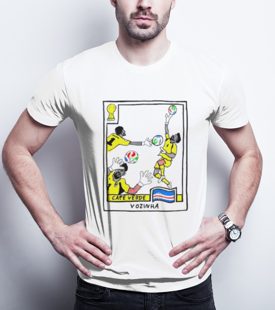 Cape Verde National Football Team Vozinha World Cup Celebration T-Shirt