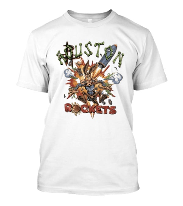 Wile E Coyote Houston Rockets NBA Explosion T-Shirt