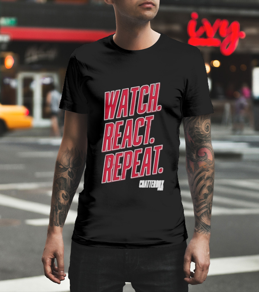 REACT REPEAT Chatterbox Sports T-Shirt