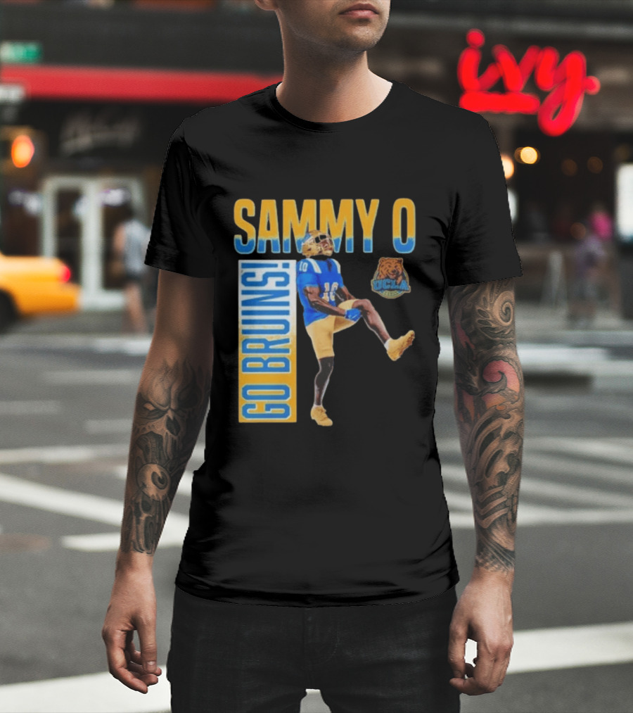 UCLA Bruins No 10 Sammy O Go Bruins College Football T-Shirt
