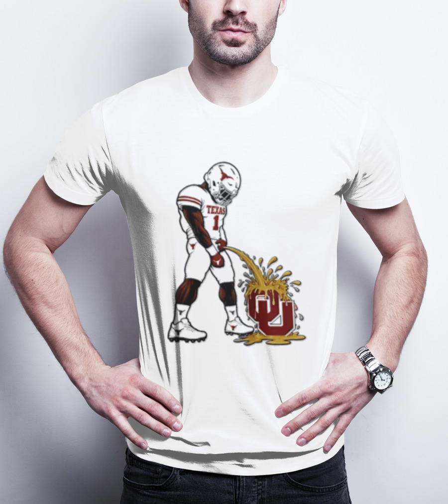 Colin Simmons Texas Football Rivalry With Oklahoma Sooners T-Shirt