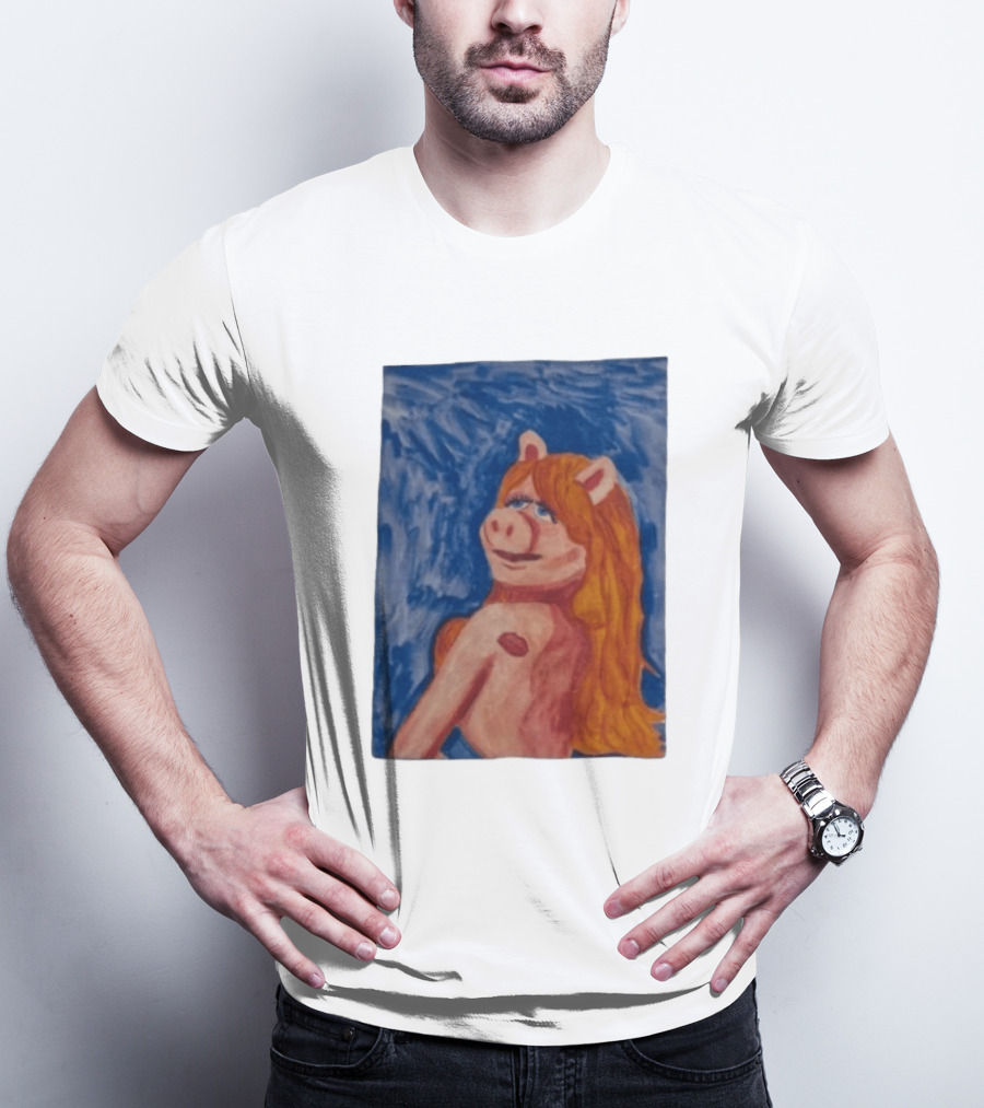 Miss Piggy Carpenter Painting The Muppets Miss Piggy Venus T-Shirt