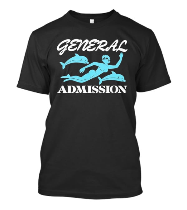 General Admission Scuba Diver With Dolphins T-Shirt