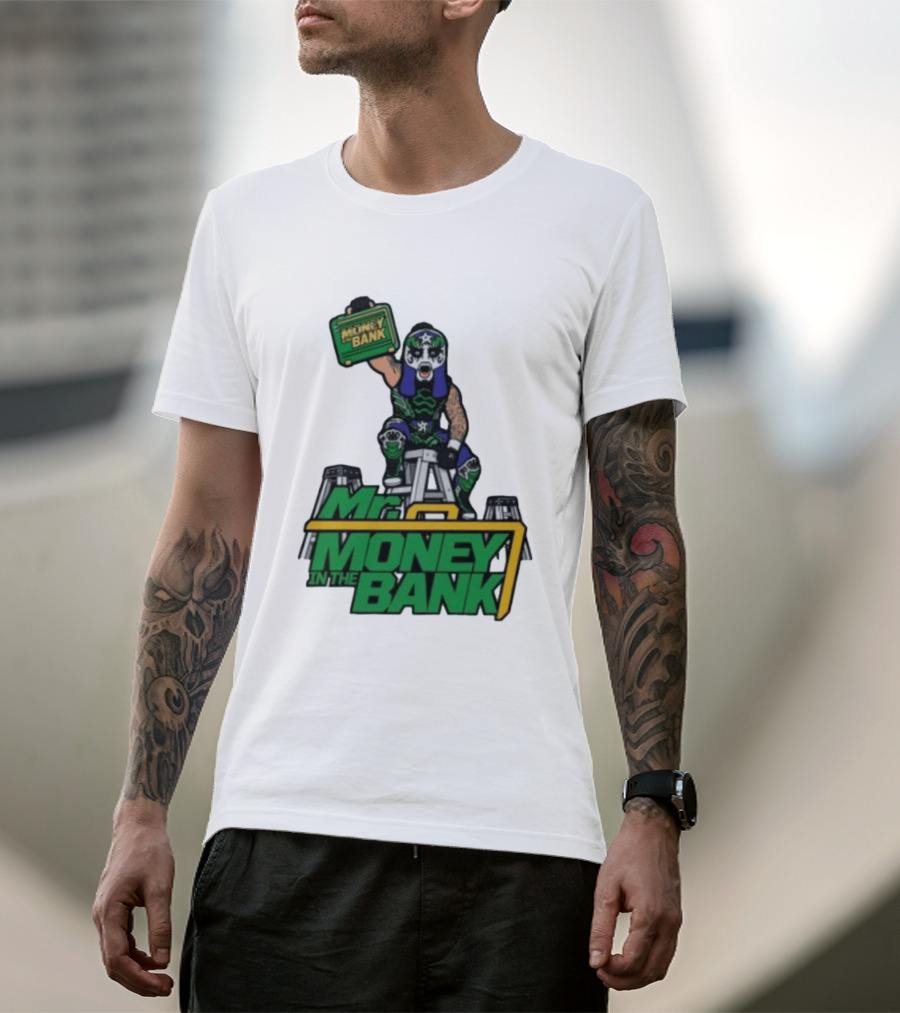 Mr Money In The Bank WWE Ladder Match Wrestling Superstars T-Shirt