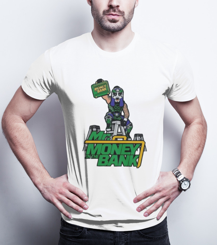 Mr Money In The Bank WWE Ladder Match Wrestling Superstars T-Shirt