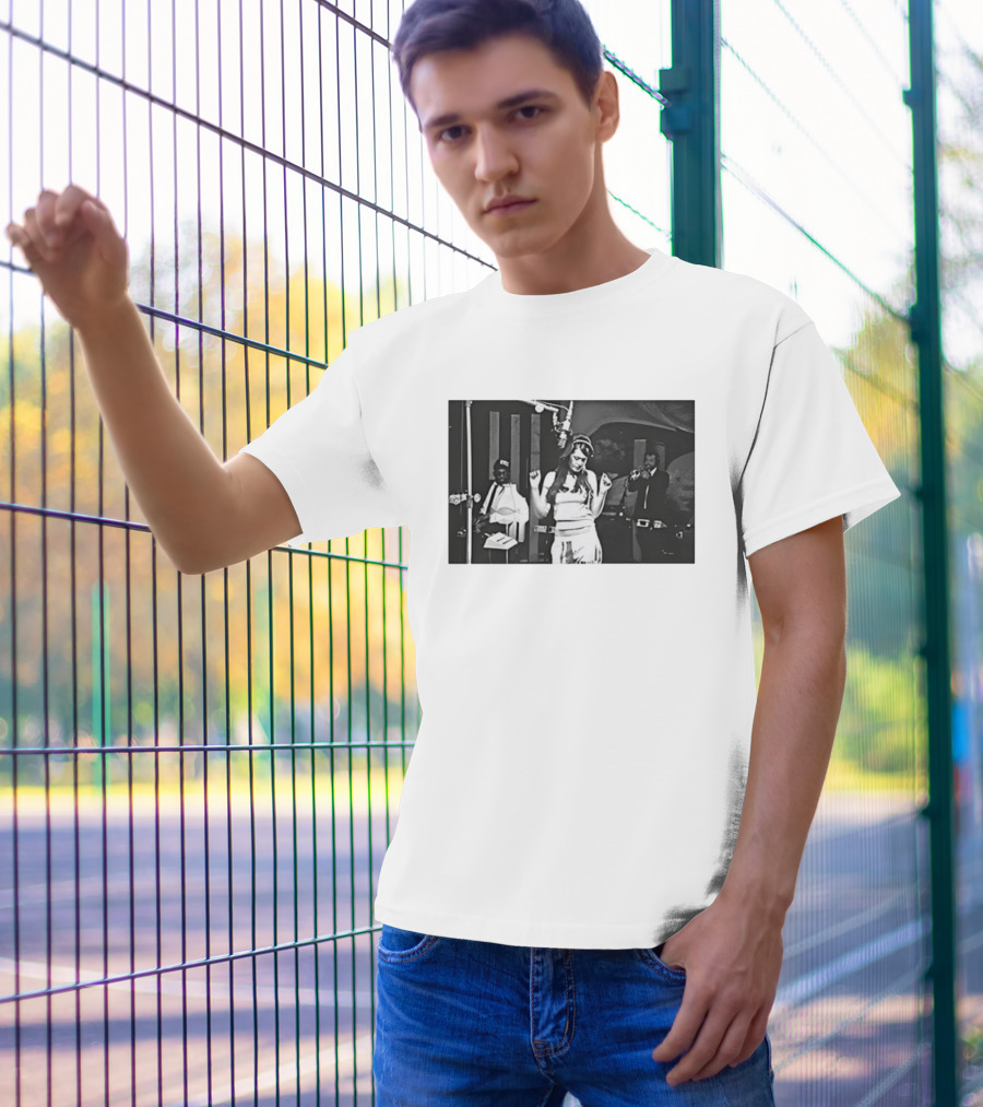 Sharon Tate 1960s Studio Session With Musicians T-Shirt