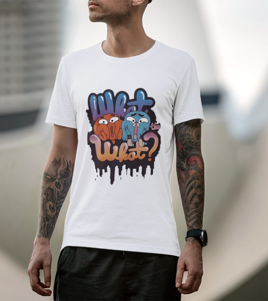 Gumball And Darwin What The What Cartoon Network What The What T-Shirt